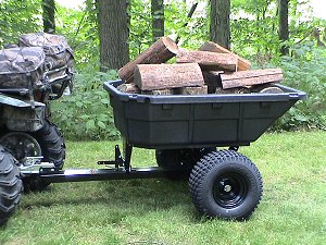 Single Axle ATV Trailers and ATV Carts for off-road use by Country ATV.